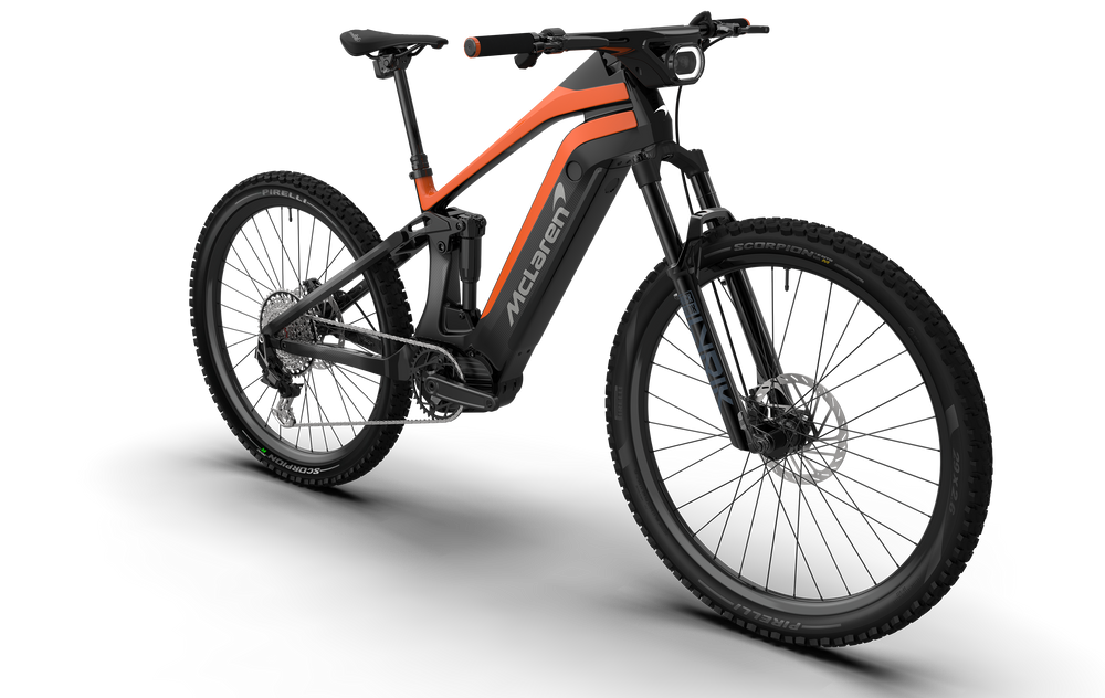 Extreme 250 Full Suspension Electric Mountain Bike | McLaren Bikes